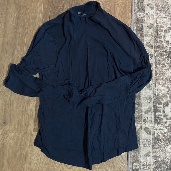 Figs | Tops | Figs Navy Turtleneck Underscrub | Poshmark